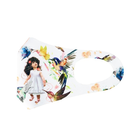 JustForYou | Accessories | Hummingbird Face Mask Colorful Happy Joy ...